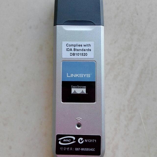 Cisco Linksys Compact Wireless-G USB Adapter, Computers & Tech, Parts ...