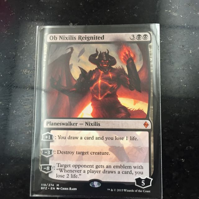 MTG BFZ Mythic Rare On Nixilis Reignited, Hobbies & Toys, Toys & Games ...