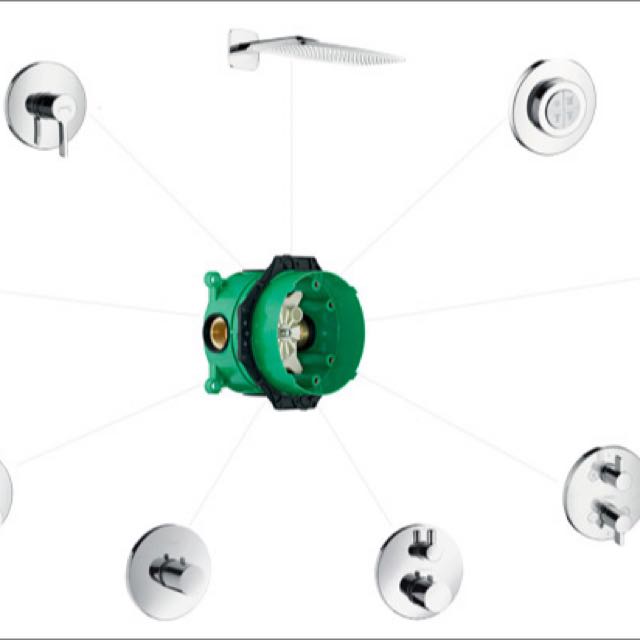 Hansgrohe Universal iBox Concealed Installation, Furniture & Home ...
