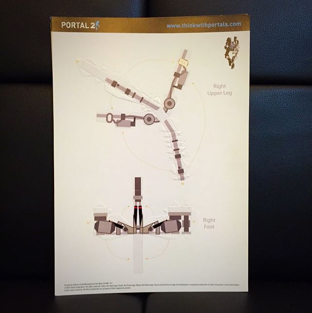 Portal 2 Paper Toy Origami Set, Hobbies & Toys, Toys & Games on Carousell