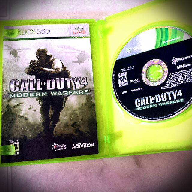 **XBOX 360* COD Modern Warfare, Video Gaming, Video Games, Xbox on ...