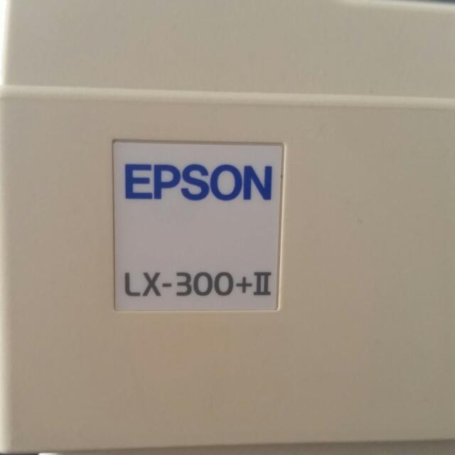 Epson LX-300+II Dot Matrix Printer with FOC printing paper, Computers ...