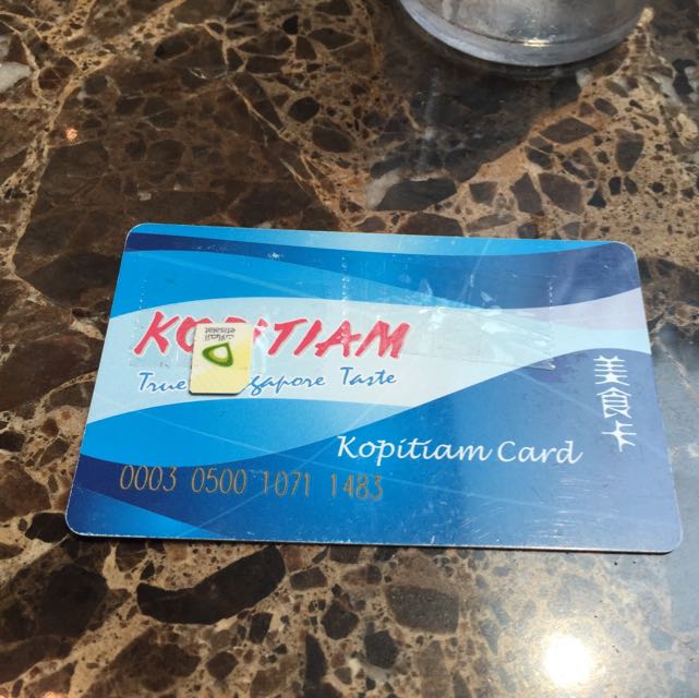 kopitiam card with $12 value, Women's Fashion, Bags & Wallets, Wallets ...