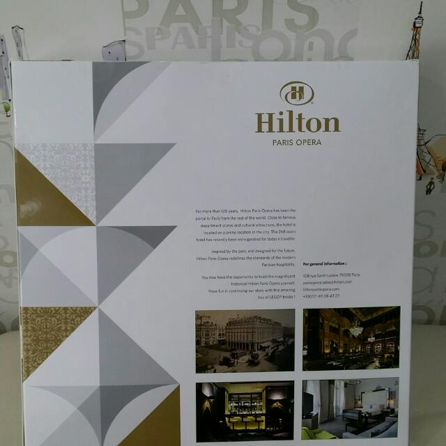 LEGO Hotel Hilton Paris Opera Limited Luxury set. Only 500 sets ...