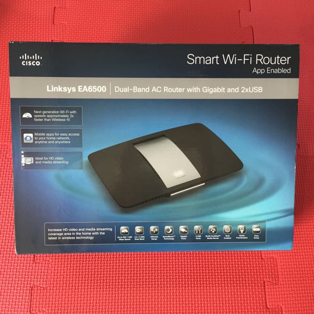 Linksys EA6500 Dual-Band AC Router With Gigabit And 2xUSB, Computers ...