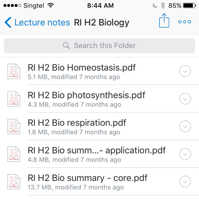 Raffles Institution H2 Biology Notes, Hobbies & Toys, Books & Magazines ...