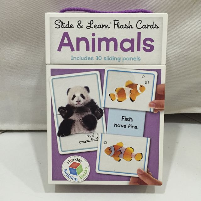 Slide & Learn Flash Cards, Hobbies & Toys, Toys & Games on Carousell