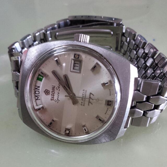 Titoni Space Star 777 25J Rotomatic, Swiss., Hobbies & Toys ...