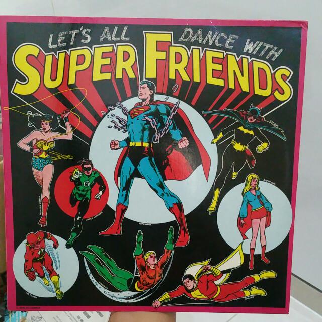 Vinyl Record - Let's All Dance With Super Friends, Hobbies & Toys ...