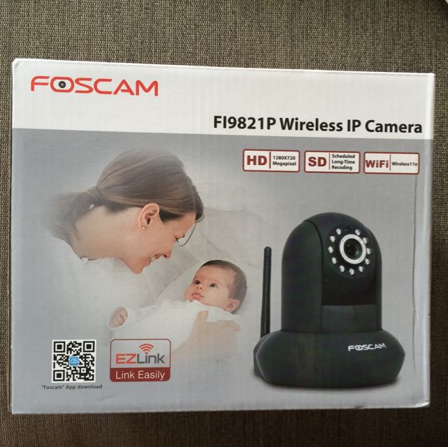 Foscam Wireless IP Camera (black), Computers & Tech, Parts ...