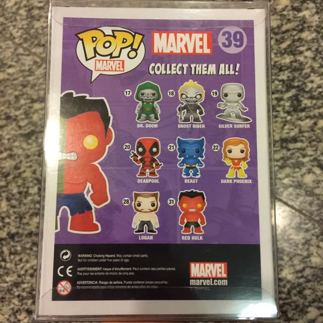 Funko POP! Marvel Metallic Compound Hulk #39, Hobbies & Toys, Toys ...