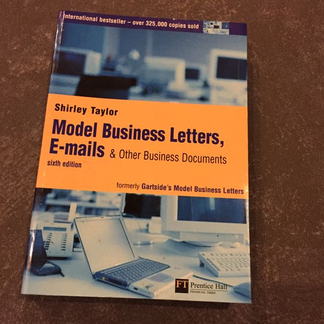 Model Business Letters, Emails & Other Business Documents, Hobbies ...