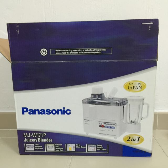 Panasonic Juice Blender MJ-W171P, TV & Home Appliances, Kitchen ...