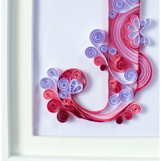 Paper Quilled Monograms, Hobbies & Toys, Stationery & Craft, Craft ...