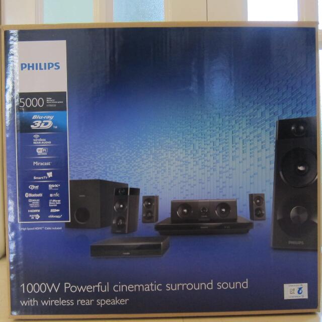 Brand New Philips 1000W Powerful Cinematic Surround Sound System With ...