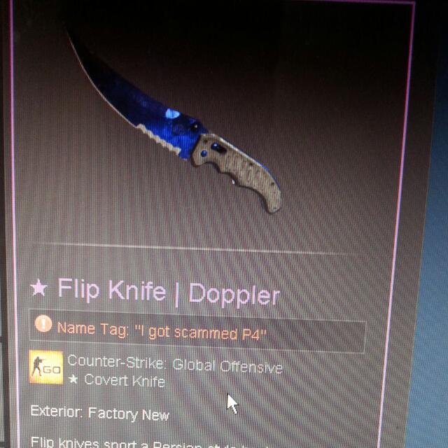 CSGO: Flip Doppler P4, Hobbies & Toys, Toys & Games on Carousell