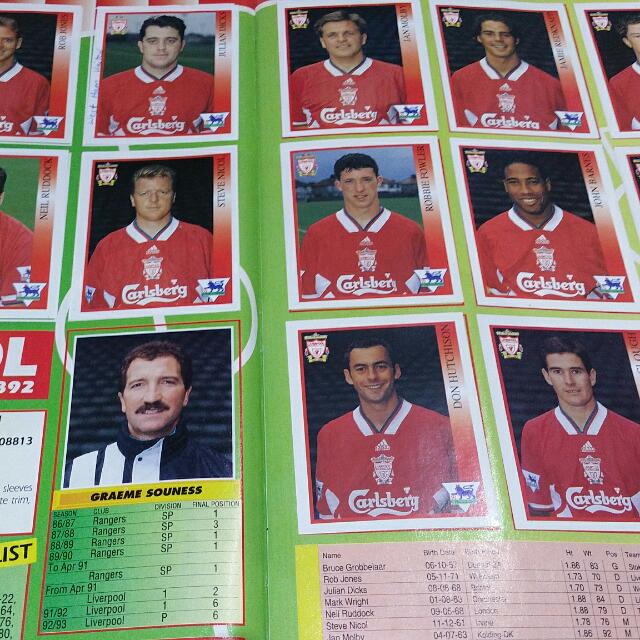 Merlin's FIRST Edition English Premiere League Sticker Book 1994 ...