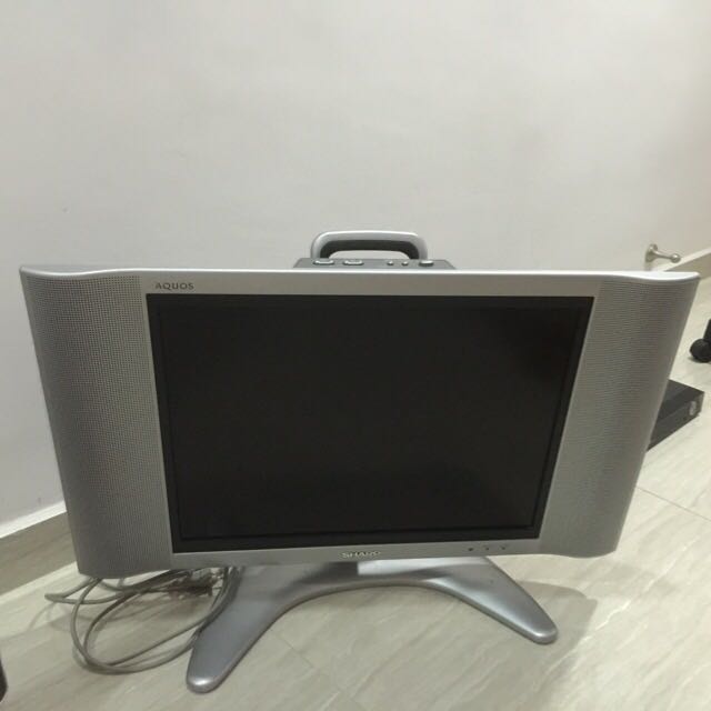 SHARP Aquos LCD TV, Furniture & Home Living, Furniture, TV Consoles on Carousell