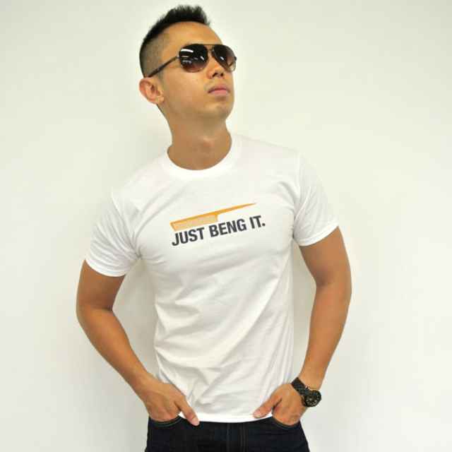 Singlish Just Beng It T-shirt - Designs Inspired by Singapore Culture ...