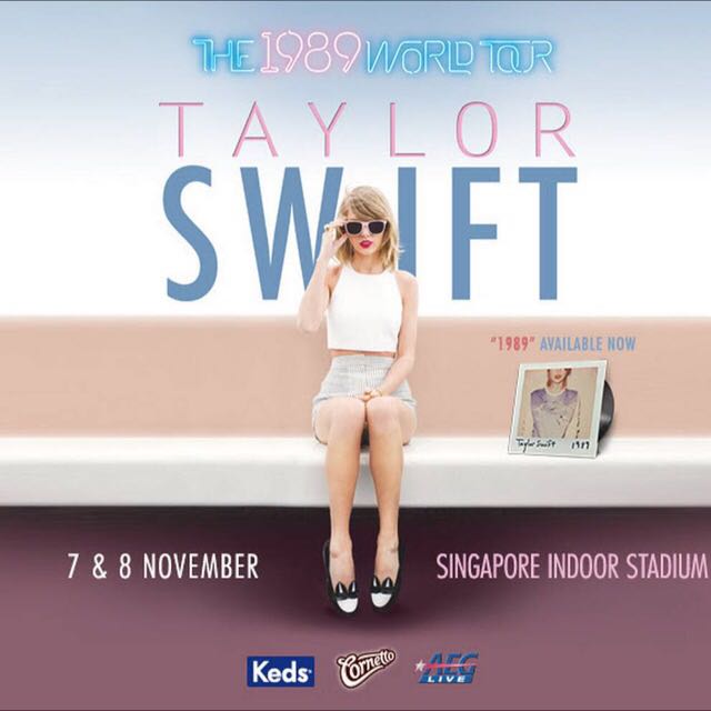 Taylor Swift 1898 World Tour Tickets, Tickets & Vouchers, Event Tickets ...