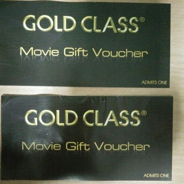 Gold class Movie Tickets (2) (Reserved), Tickets & Vouchers, Event ...