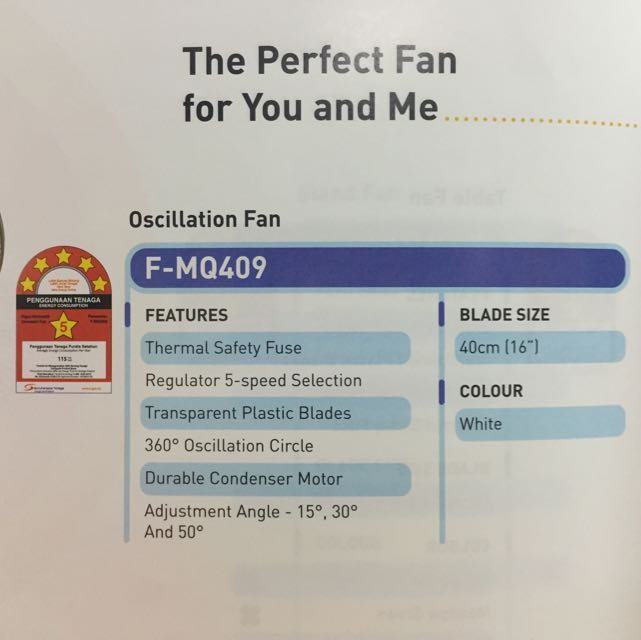 PANASONIC AUTO FAN, TV & Home Appliances, Kitchen Appliances, Kettles ...