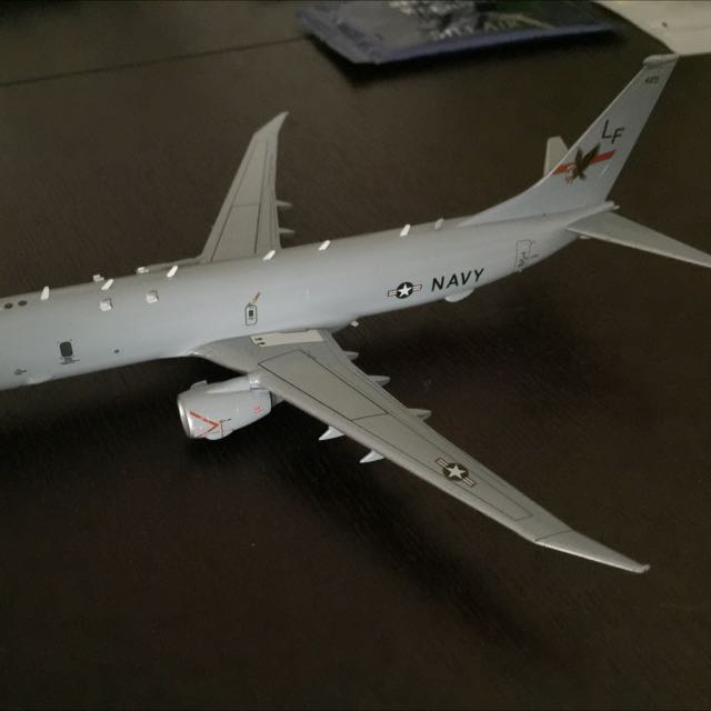 Ready made Hasegawa 1/200 scale US Navy Boeing P-8 Poseidon plastic ...