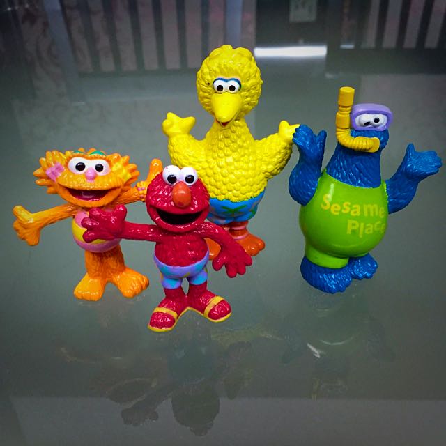 Sesame Street Figurines Cake Topper, Hobbies & Toys, Toys & Games on ...
