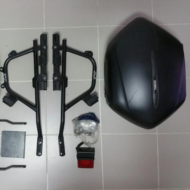 Yamaha FZ1 Rack & Panniers (Side-Boxes), Car Accessories on Carousell