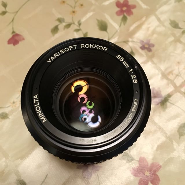 Minolta Varisoft Rokkor 85mm f2.8, Photography, Cameras on Carousell
