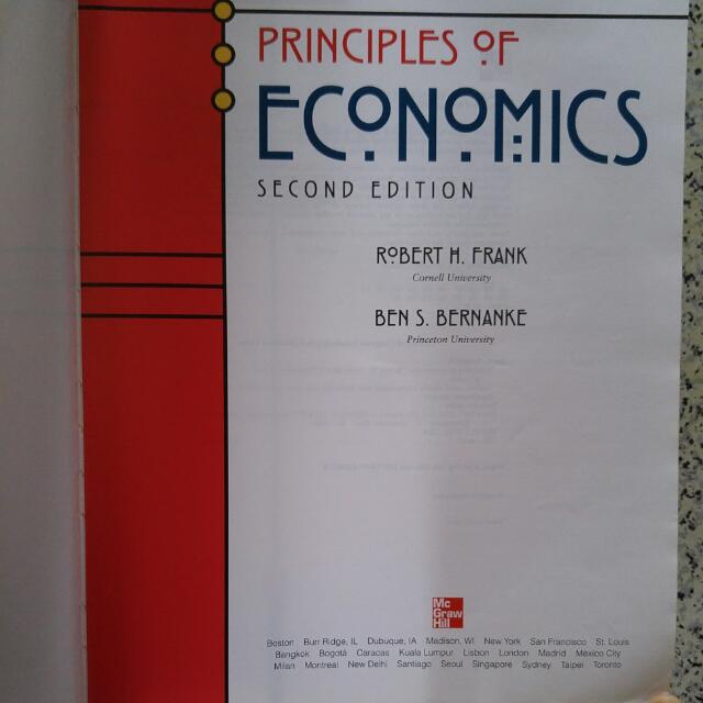 Principles of Economics Second Edition, Hobbies & Toys, Books ...