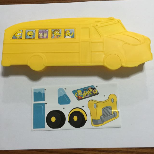 Burger King The Simpsons School Bus Pencil Case, Hobbies & Toys, Toys ...