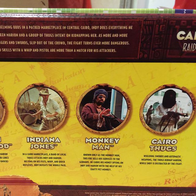 Hasbro 2008 Indiana Jones~ Cairo Ambush Set Raiders of The Lost Ark ...