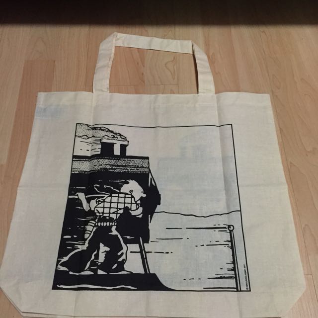 The Adventures Of Tintin Tote Bag, Everything Else on Carousell