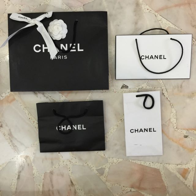 Authentic Chanel Magnetic Box Paper Bag, Luxury, Bags & Wallets on ...