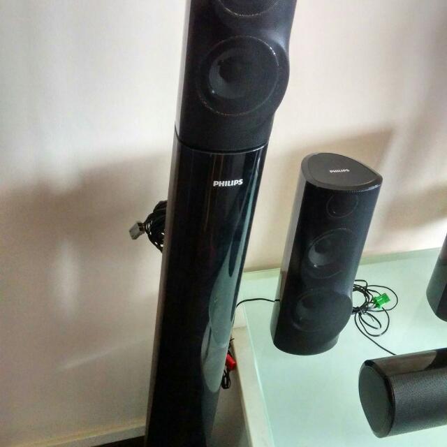 Philips Home Theatre Speakers (+ Wireless Rear Radio Module), Computers ...