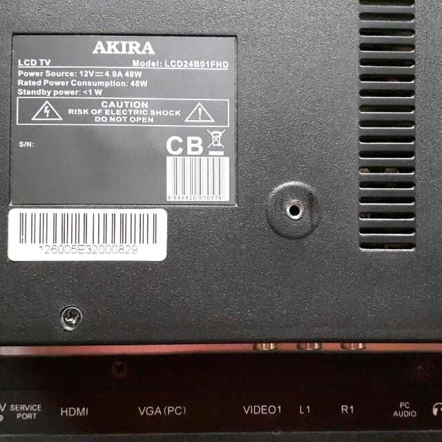 Akira LCD TV 24", Health & Nutrition, Health Monitors & Weighing Scales ...
