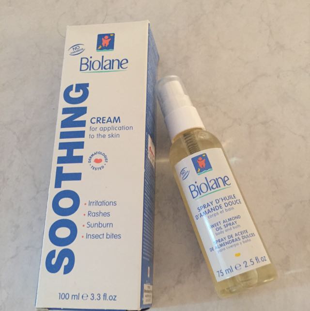 Biolane Soothing cream & Almond Oil Spray, Babies & Kids, Maternity ...