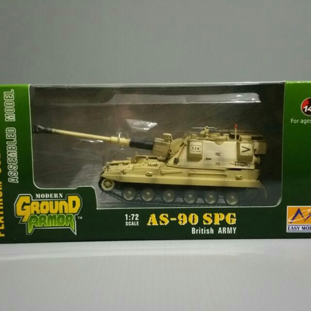 (*reserved) Easy Model 1/72 AS-90 SPG british Army Desert Version ...