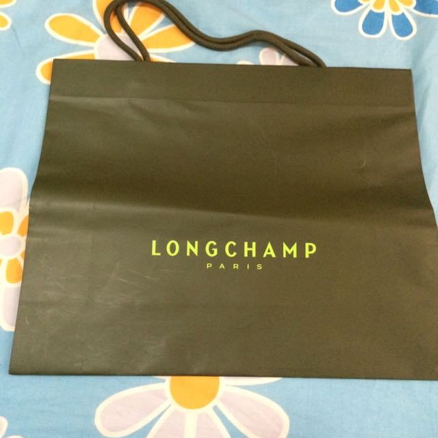 Reserved Longchamp Paper Bag, Luxury, Bags & Wallets on Carousell
