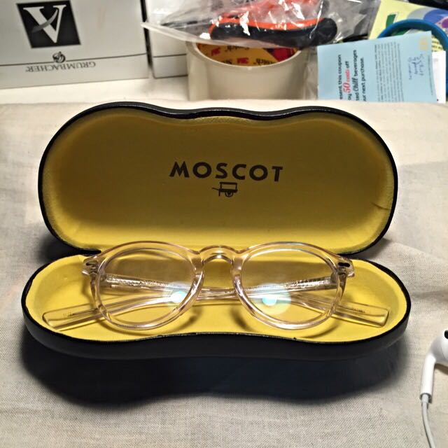 Moscot Miltzen Transparent, Men's Fashion, Watches & Accessories ...