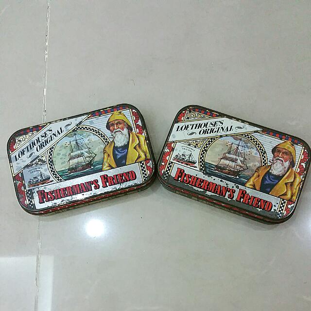 Vintage Fisherman's Friend Tin Box, Hobbies & Toys, Memorabilia ...