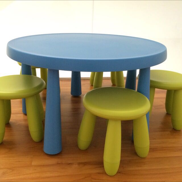 IKEA Children Table And Stools, Babies & Kids, Baby Nursery & Kids ...