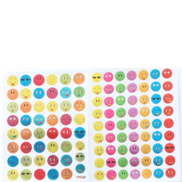 Smiley, happy face sticker for children, student, teacher, childcare ...
