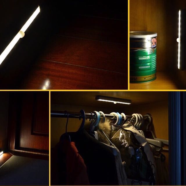 Wardrobe/drawer LED Light With light&movement Sensor, Furniture & Home ...