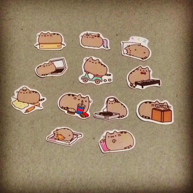 Cute Pusheen Cat Stickers 😺😸😻😽, Hobbies & Toys, Stationery & Craft ...