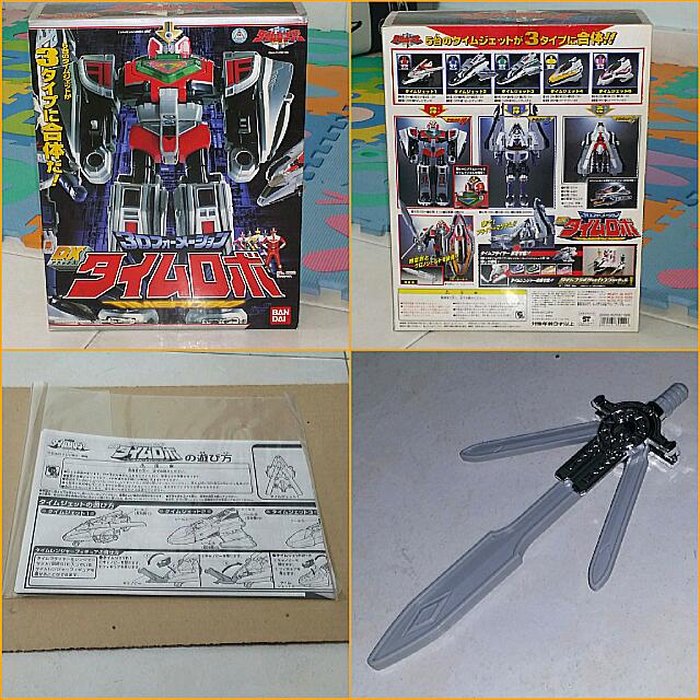 Timeranger Time Robo Timerobo DX Megazord Year 2000 MIB Original Bandai ...