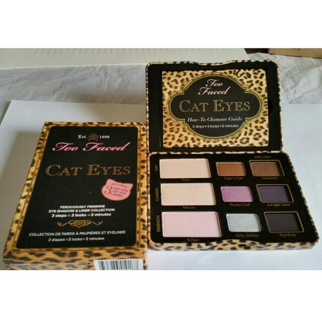 Too Faced Cat Eyes Palette, Beauty & Personal Care, Face, Face Care on ...