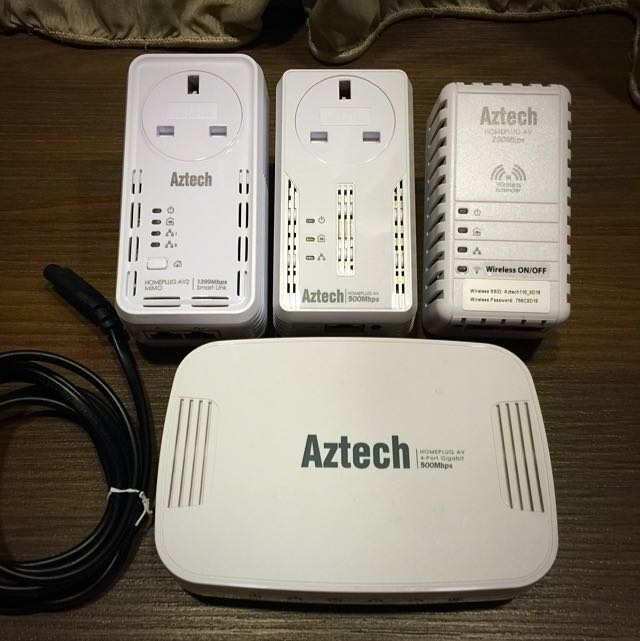 Aztech Homeplugs, Computers & Tech, Parts & Accessories, Networking on ...
