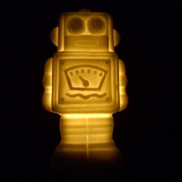 Robot Night Light, Hobbies & Toys, Toys & Games on Carousell